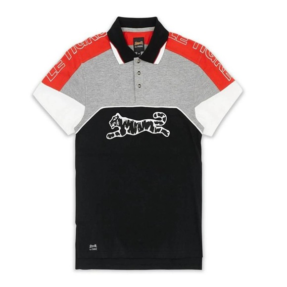 Le Tigre | Shirts | Le Tigre Mens Embroidered Tiger Logo Polo Shirt ...